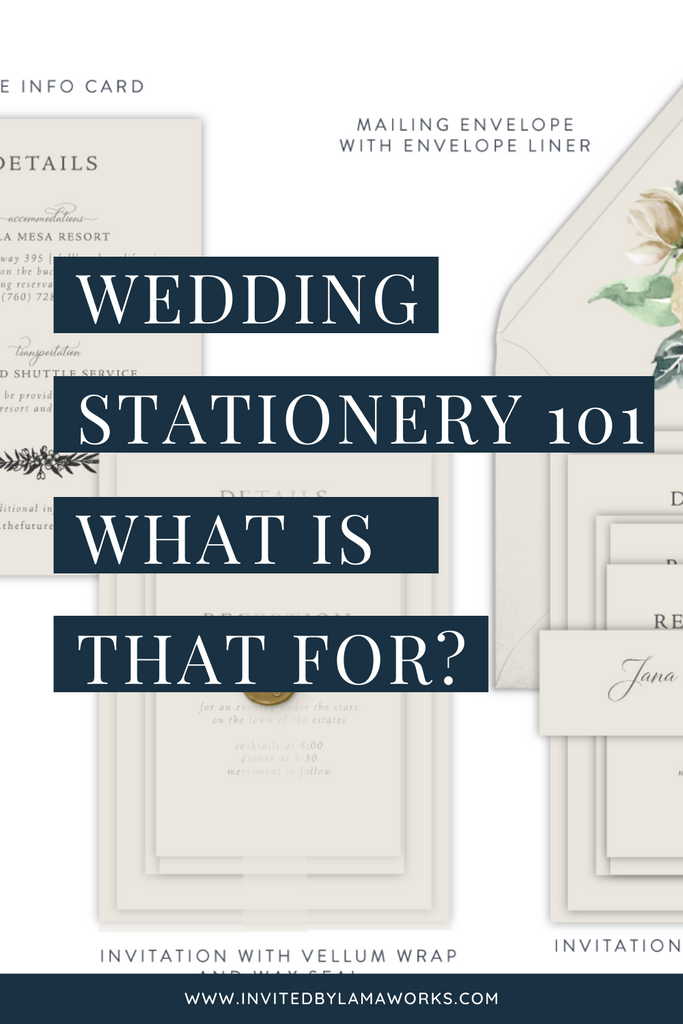Wedding Invitations 101: What do you include? | paper tips, Planning ...