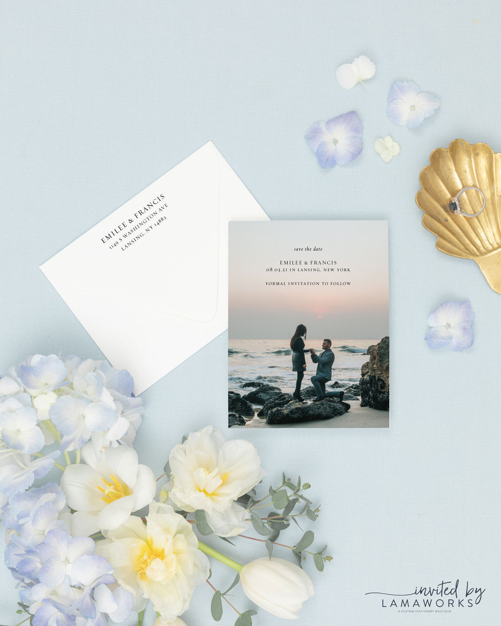 Emilee | Photo Save the Date – Invited by LamaWorks